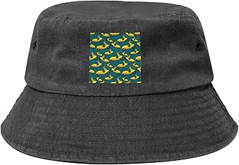 Scooter Seamless Pattern Bucket Hat for Men Women Cap Retro Sun Hats ...