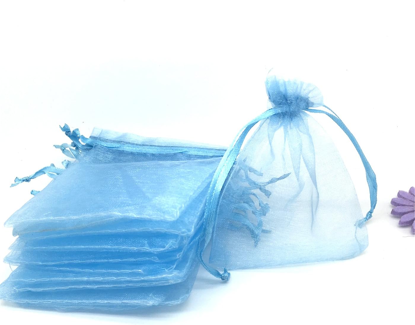 Amazon.com: Ankirol 50pcs Sheer Organza Favor Bags 12 X 16 INCH Extra ...