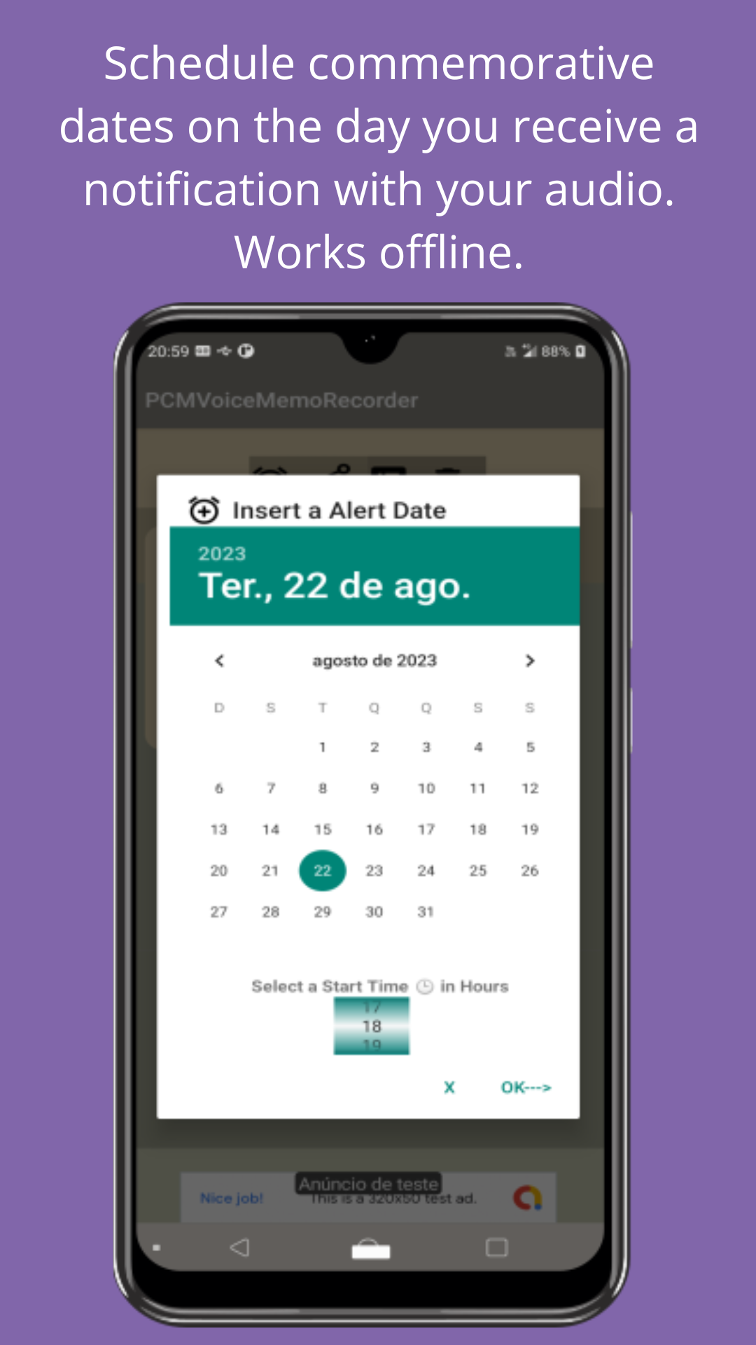 PCM VOICE MEMO RECORDER IS A TWO-IN-ONE APPLICATION, MP3 AUDIO RECORDER ...
