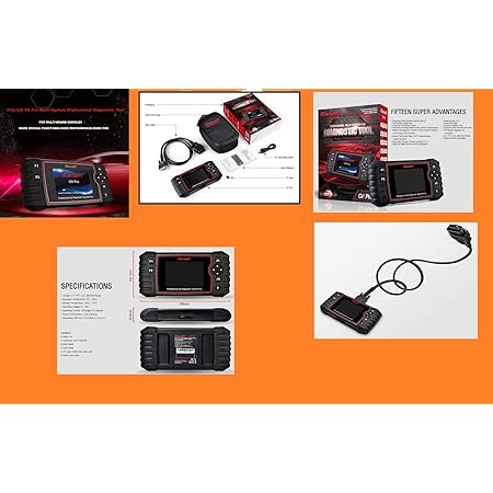 Amazon.com: iCarsoft CR Pro+ | Multi-Makes OBD2 Car Diagnostic Tool ...