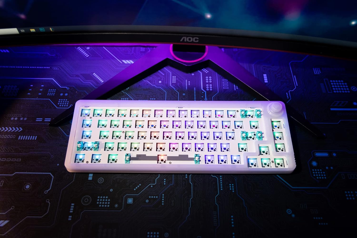 Buy GK GAMAKAY Linear Mechanical Keyboard Bumblebee Switch and LK67 65% ...