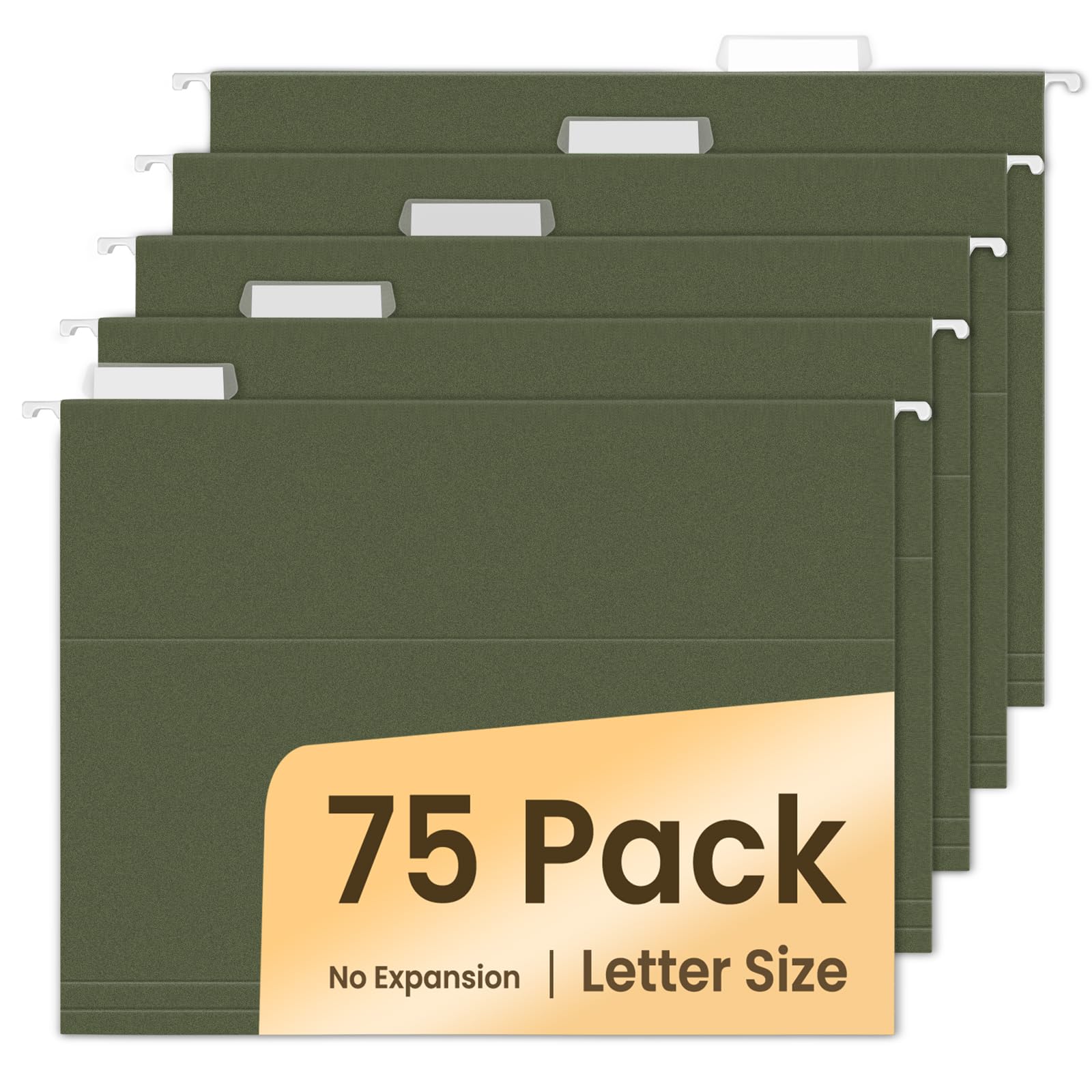 Amazon.com : SUNEE Hanging File Folders, 75 Pack Reinforced Hang ...