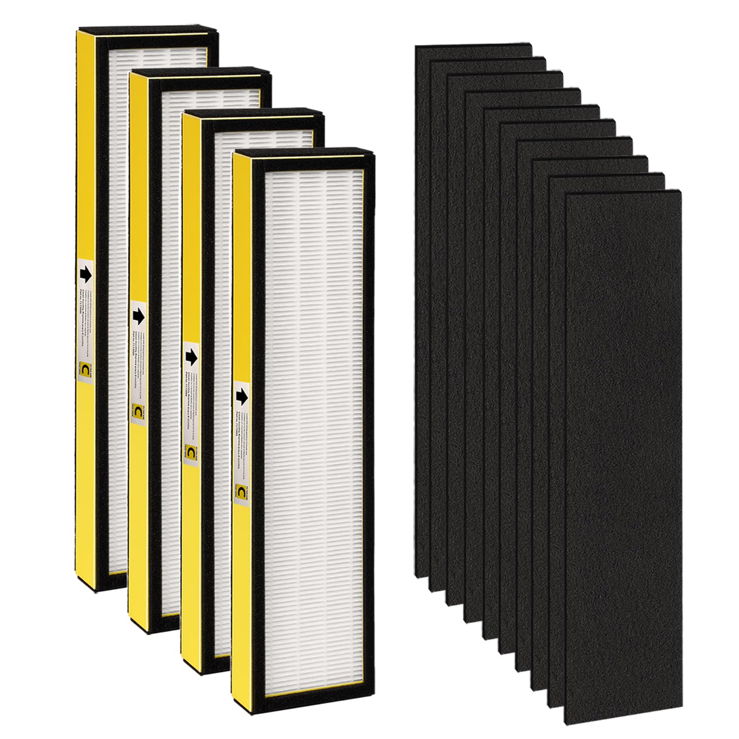 Amazon.com: 4SET FLT5000 Replacment Filter C is Combined by HEPA ...