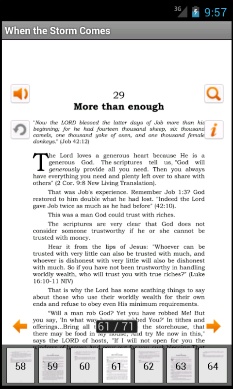 Inspirational book - When the Storm Comes:Amazon.com:Appstore for Android