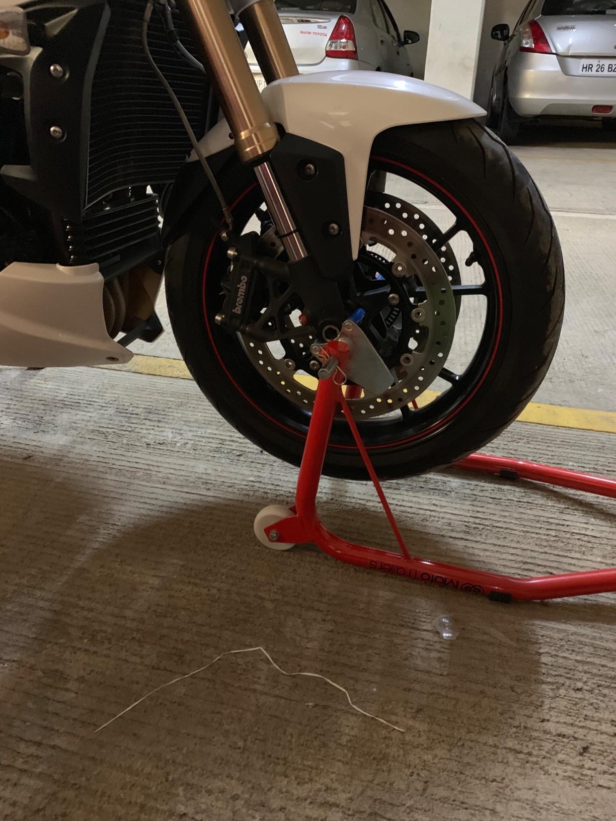 Moto Trailers Universal Front Paddock Stand Red : Amazon.in: Car ...