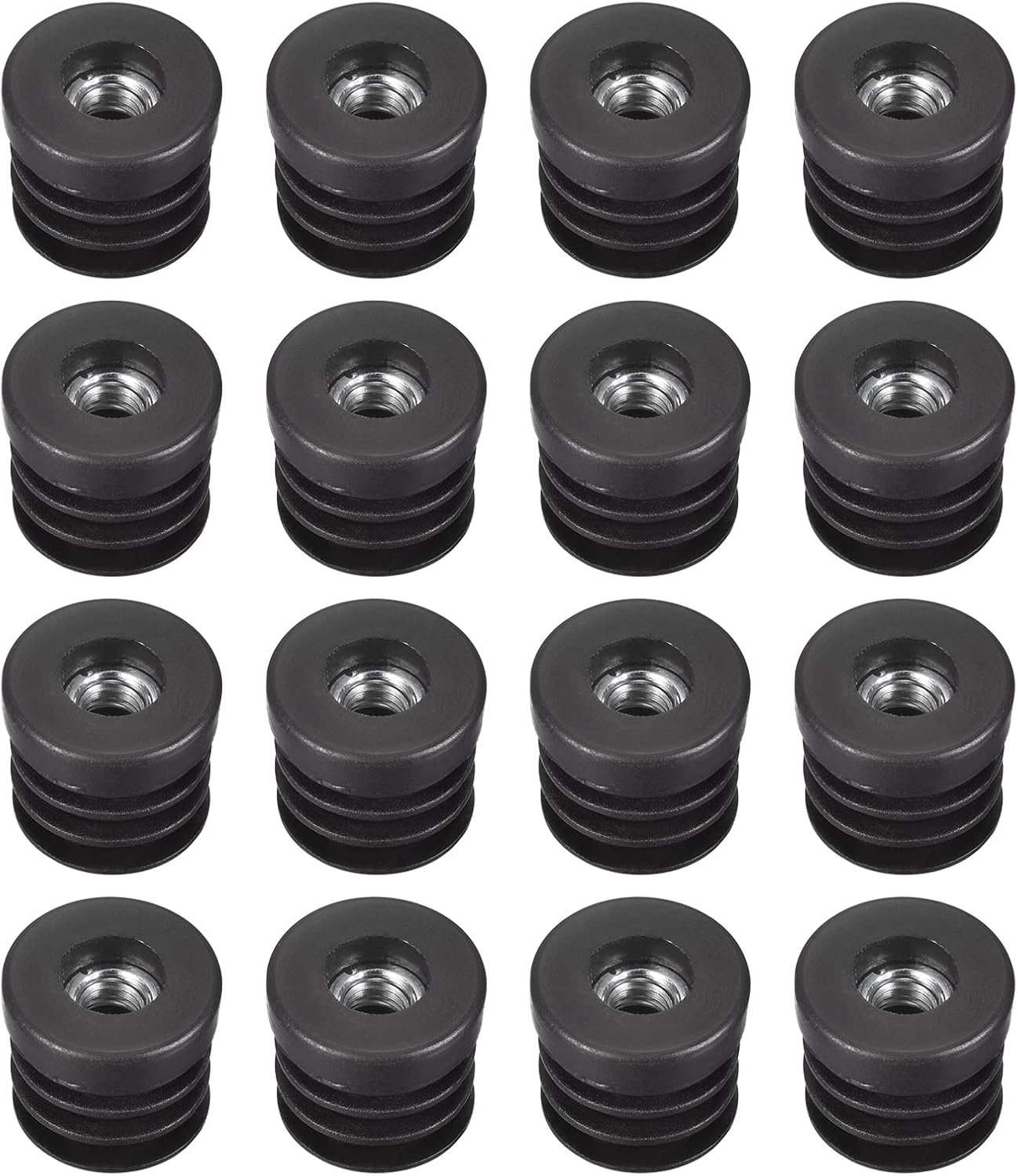 Amazon.com: uxcell 24Pcs Inserts for Round Tubes with M8 Thread, for ...