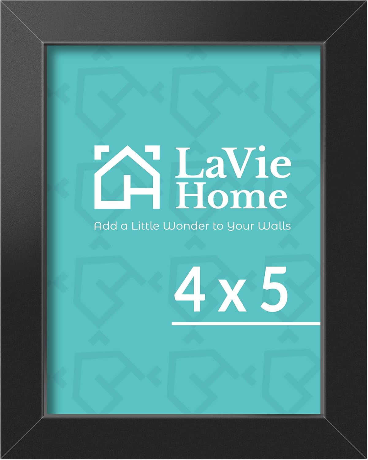 Amazon.com - LaVie Home 4x5 Picture Frame for Wall Display, 4x5 Black ...
