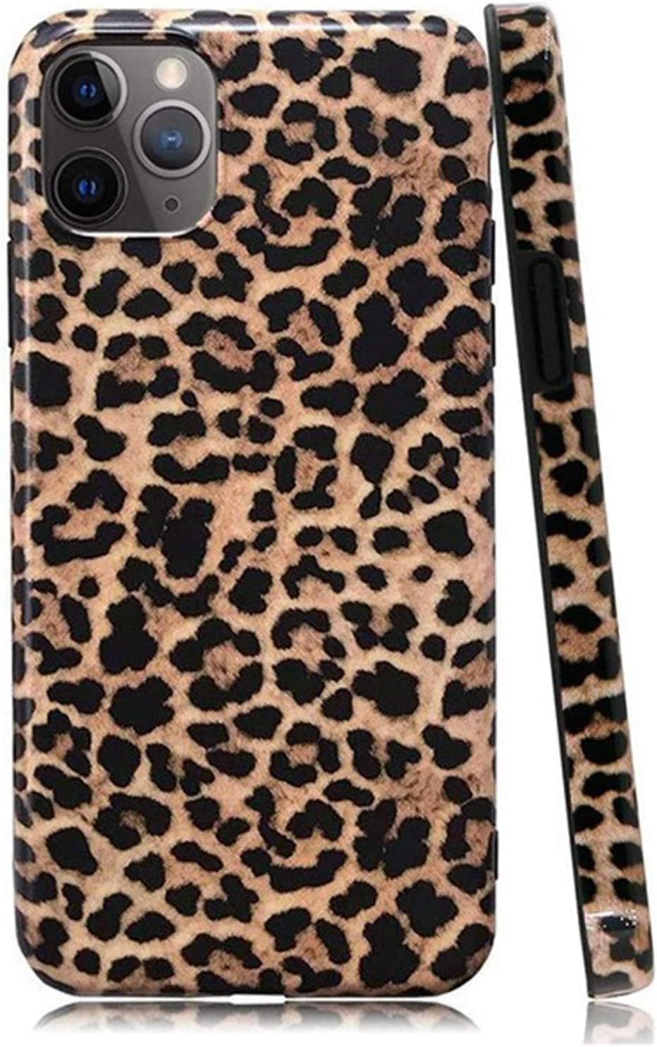 Amazon.com: aaknhen Cheetah Print Phone Case Compatible with iPhone 15 Pro Max,Cute Brown ...