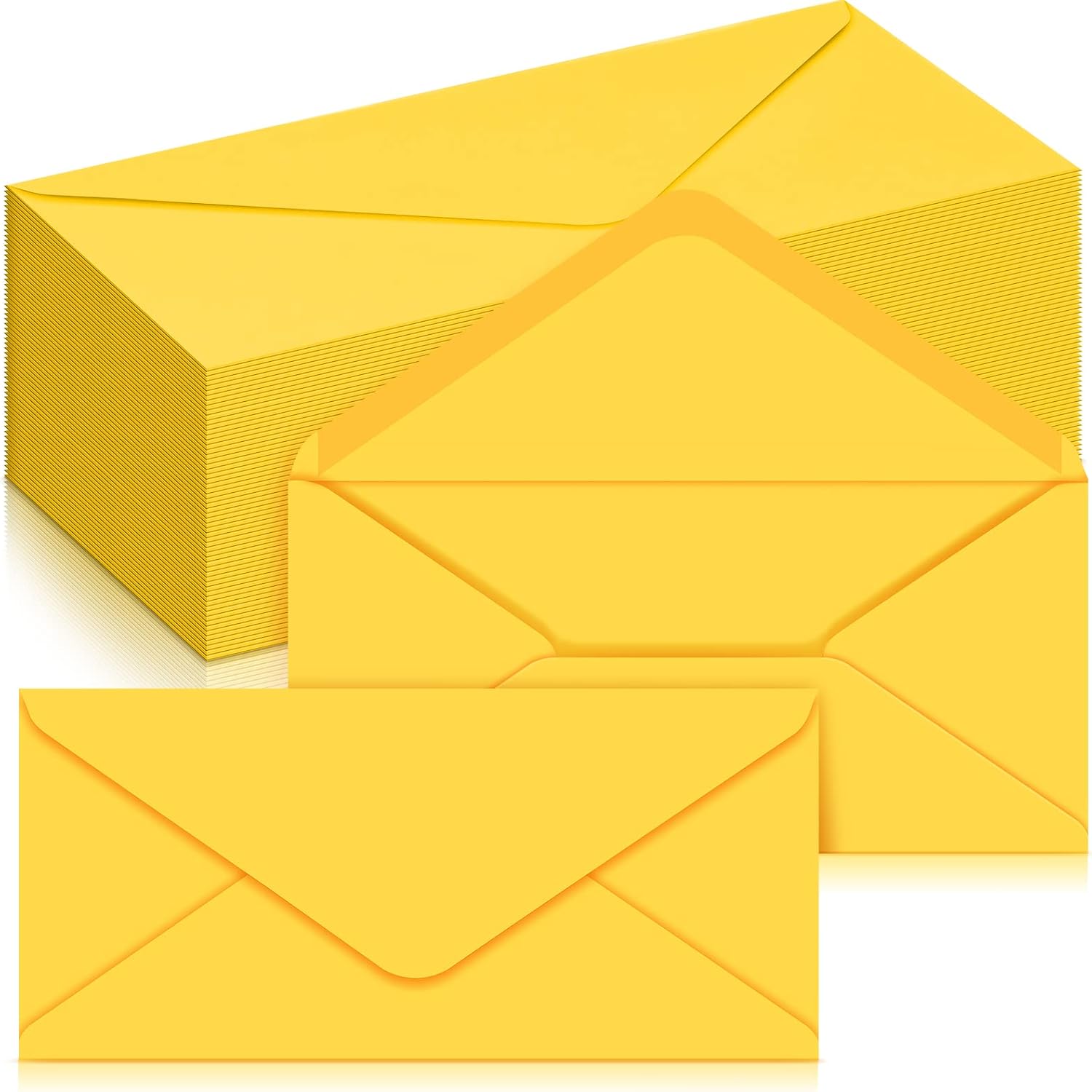 Amazon.com : 100 Pieces #10 Business Envelopes Standard V Flap Invoices ...