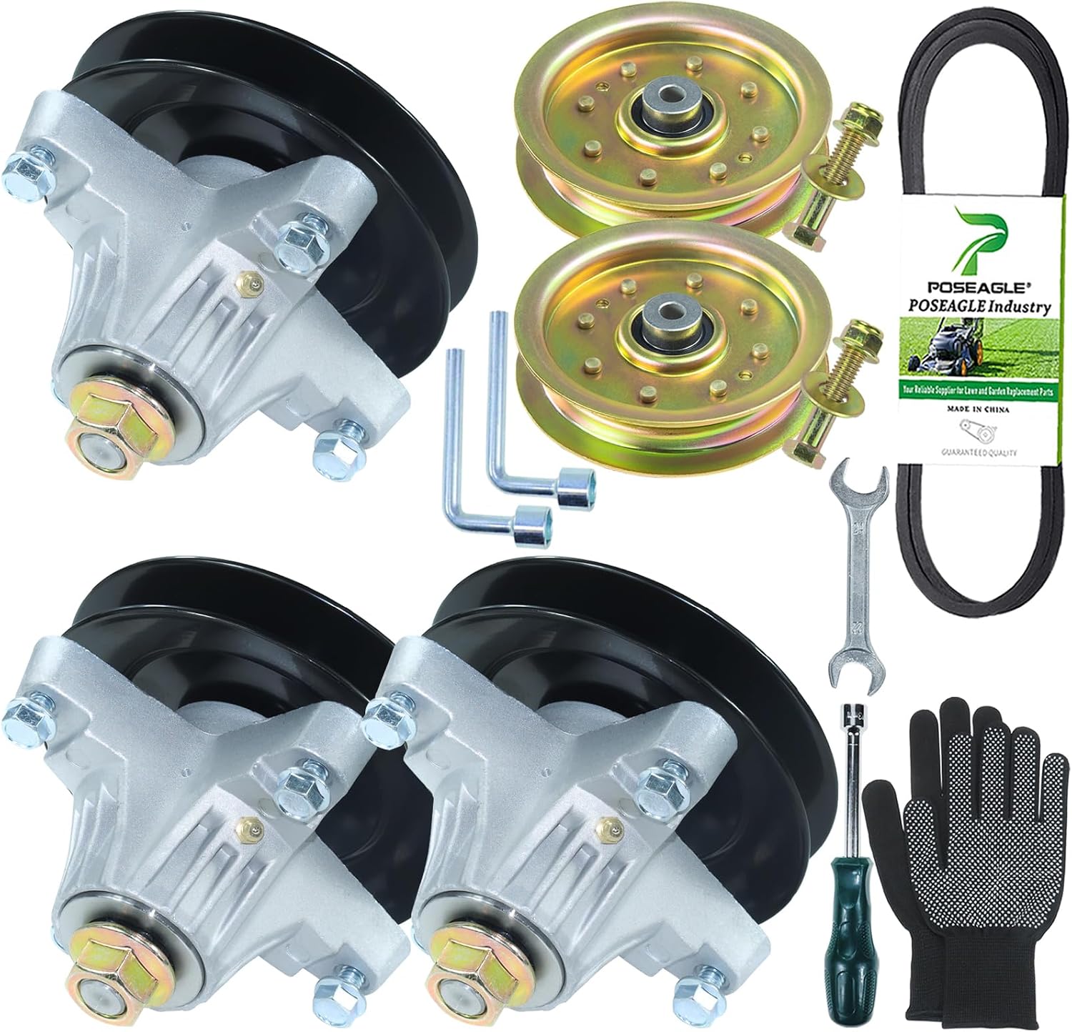 Amazon.com : POSEAGLE 3 Pack Pre-Greased 918-05016 Spindle Assembly ...