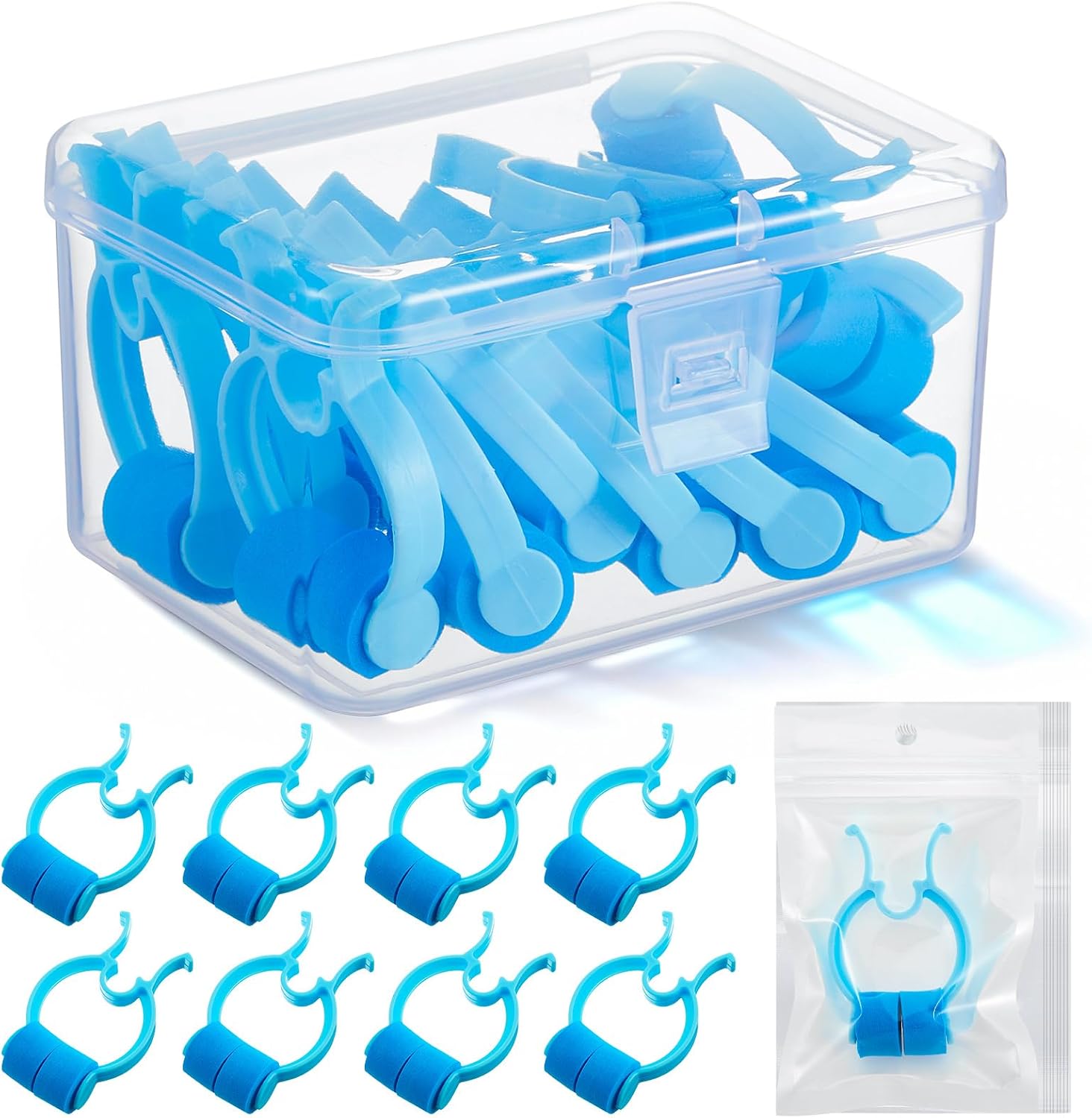 Amazon.com: Frienda 16 Pcs Nose Clips for Nosebleeds Nose Clamps with ...