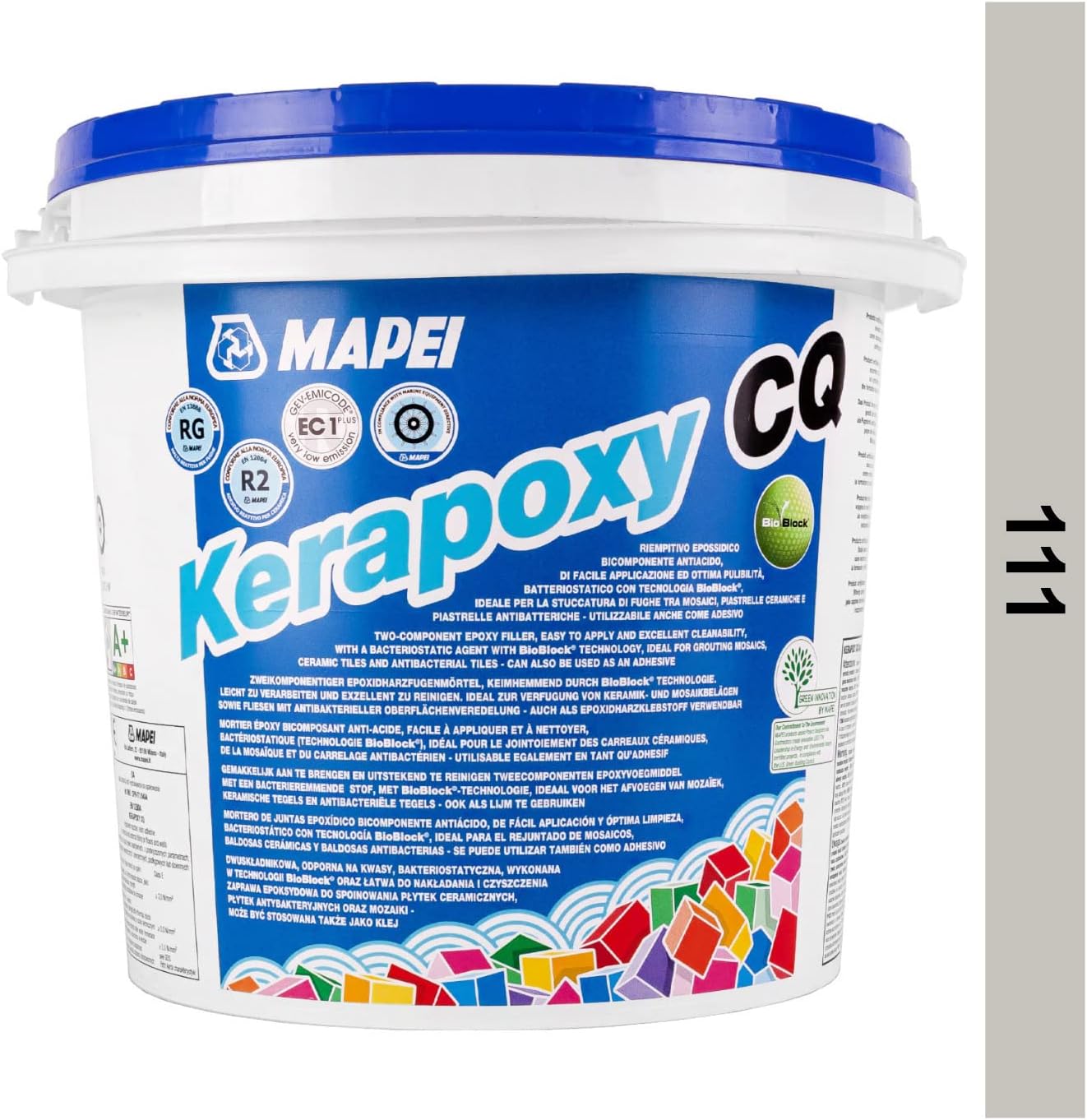 Kerapoxy CQ Mortero epoxi bicomp. para juntas, 3 kg, color gris ...