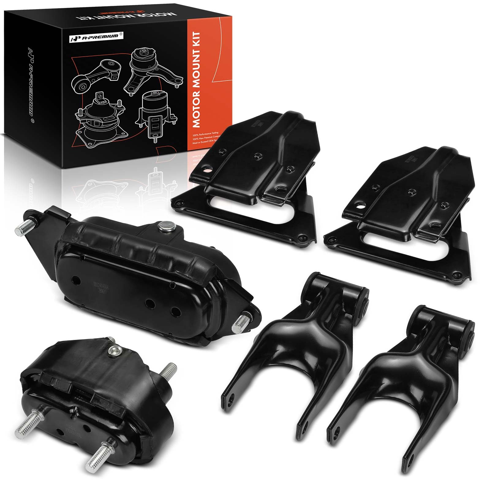 Motor Mounts Kit A-Premium 6-PC Engine Mount Kit - Fits Chevy Impala ...