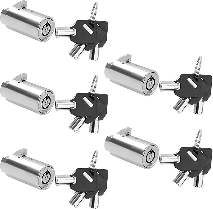 Amazon.com: LANIAKEA 5 PCS Vending Machine Lock with Tubular Keyway ...