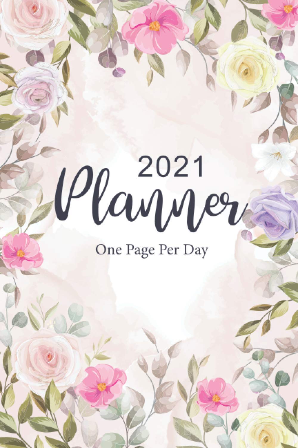 Amazon.com: 2021 Daily Planner for 365 Days: Daily Diary 2021 One Page ...