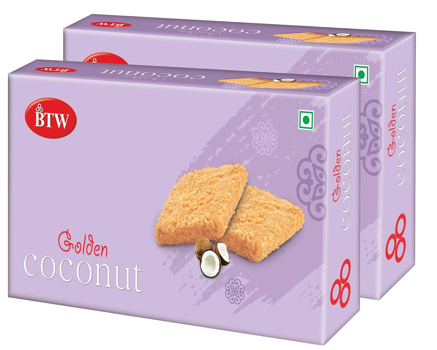 BTW Golden Coconut Cookies 400g (200g X 2) : Amazon.in: Grocery ...