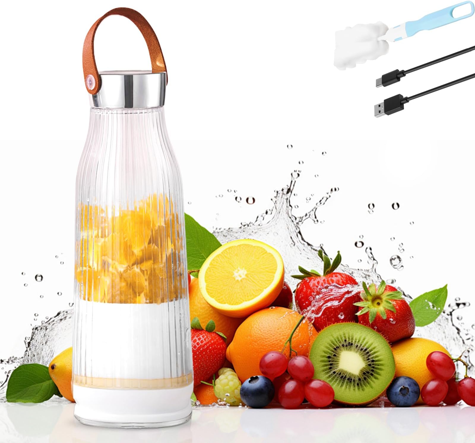 Amazon.com: Portable Blender, Portable Juicer Blender Usb Rechargeable ...