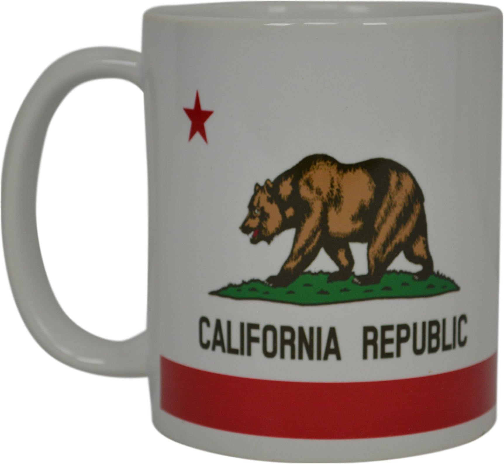 Amazon.com | SF Mercantile California Bear Hug Ceramic Mug: Coffee Cups ...