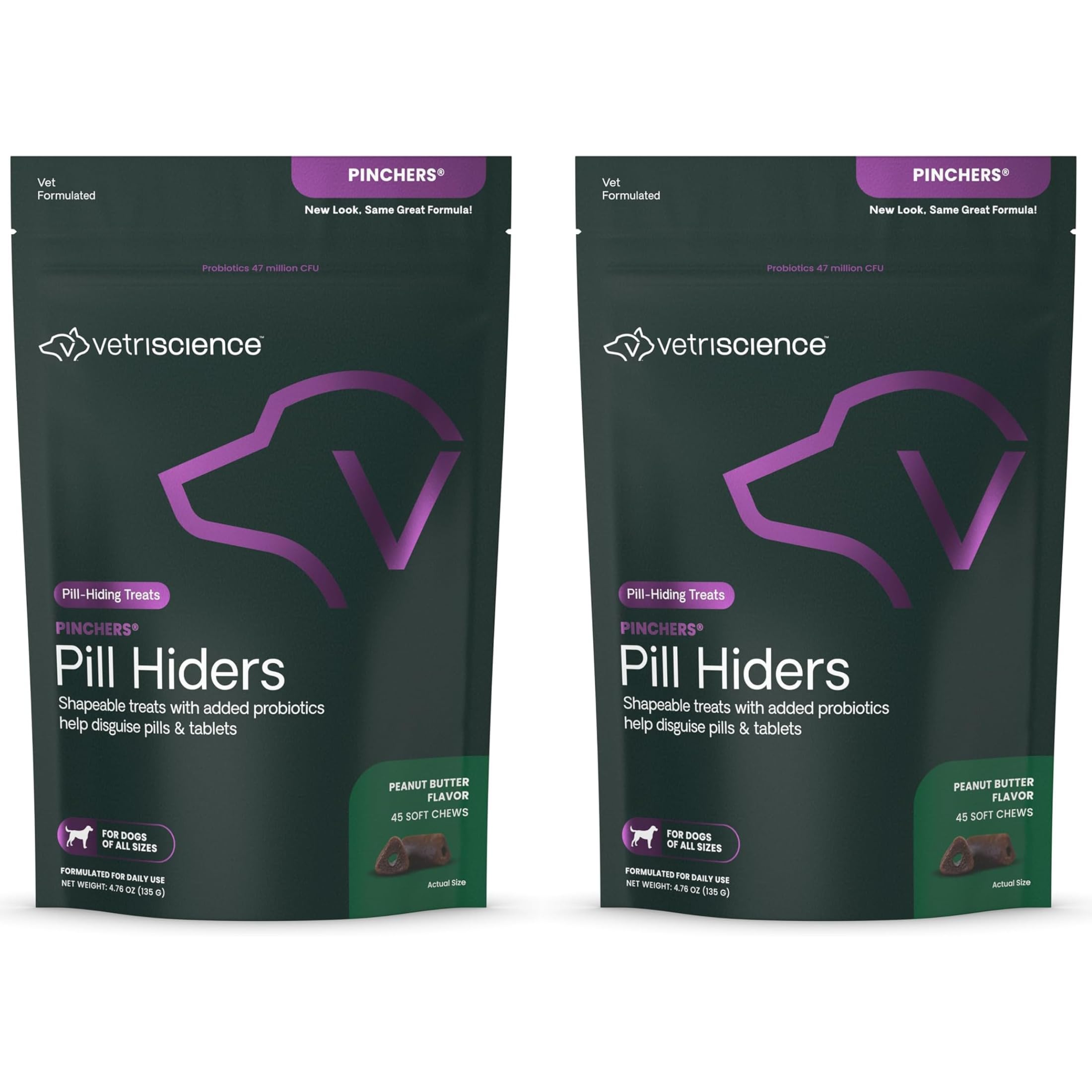 Vetriscience Extra Large Pinchers Pill Hiders Chews Non Greasy Pill ...