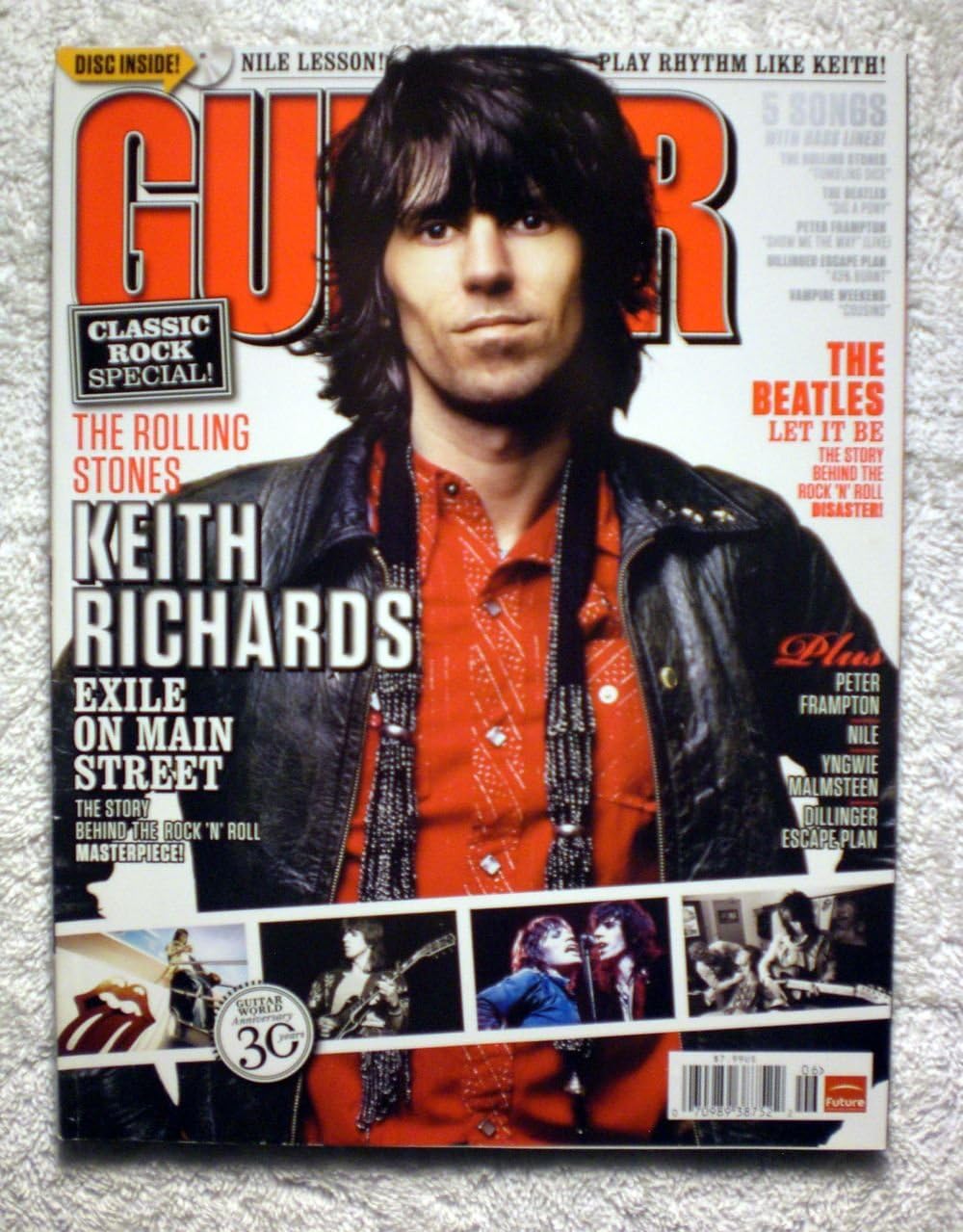 Amazon.com: Keith Richards - Guitar World Magazine - June 2010 ...