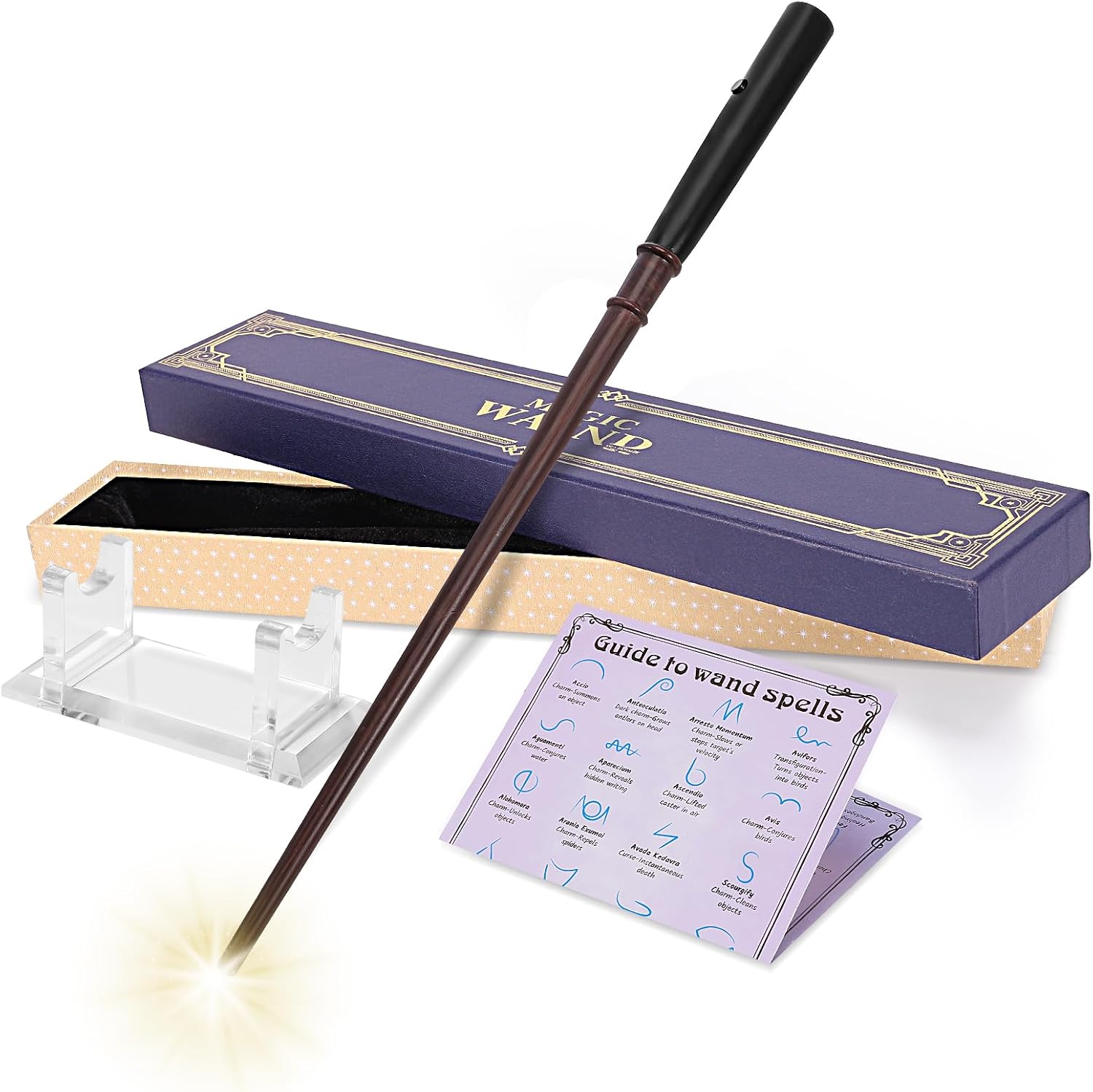 Amazon.com: EnrichFun Light Up Wizard Magic Wand Rechargeable ...
