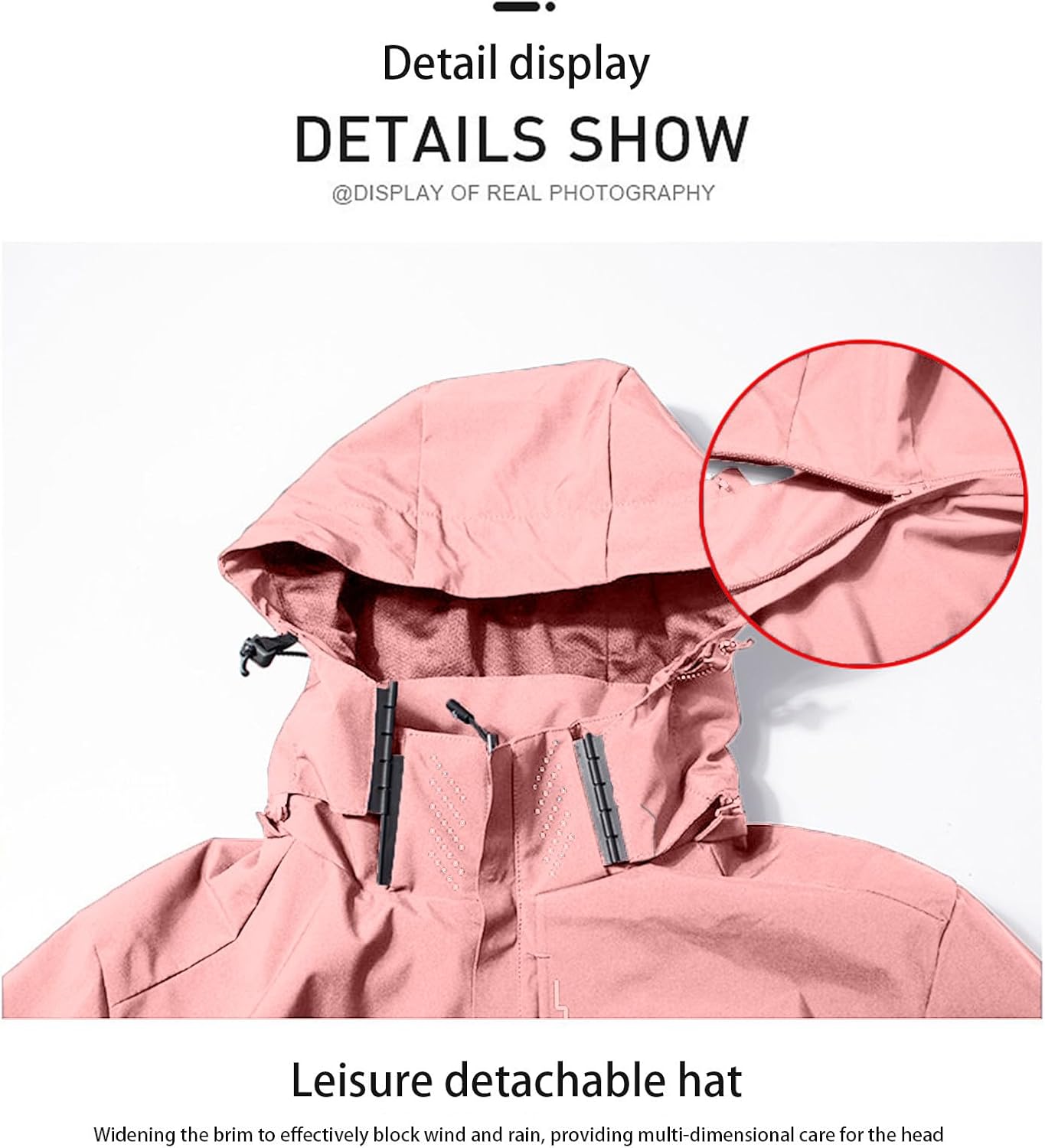 Raincoats for Women with Hood Lightweight Packable Rain Jacket ...