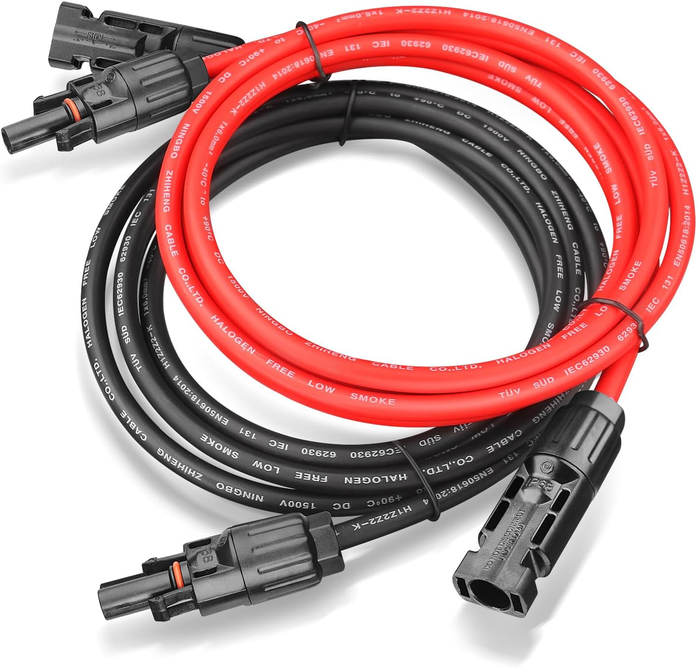 Amazon.com: LeTaoXing 10AWG Solar Panels Extension Cable 6FT Solar ...