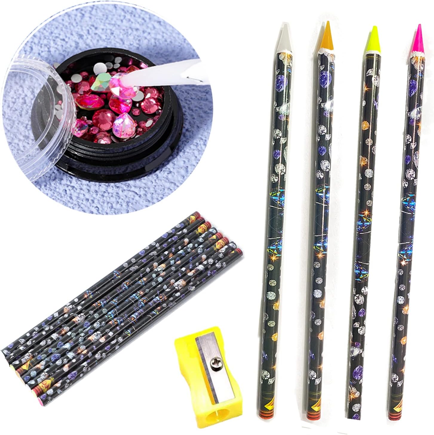 Amazon.com: 5 PCS Diamond Painting Pen, BOJUEGZI Rhinestone Picker ...