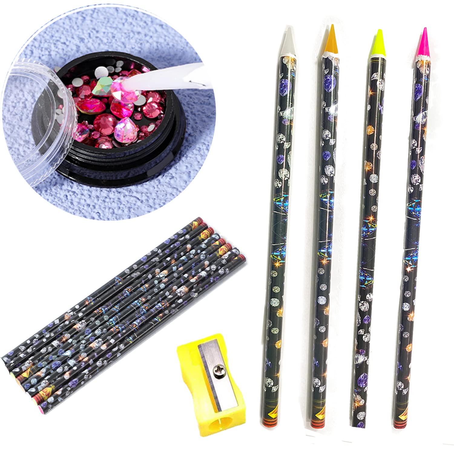 Amazon.com: 5 PCS Diamond Painting Pen, BOJUEGZI Rhinestone Picker ...