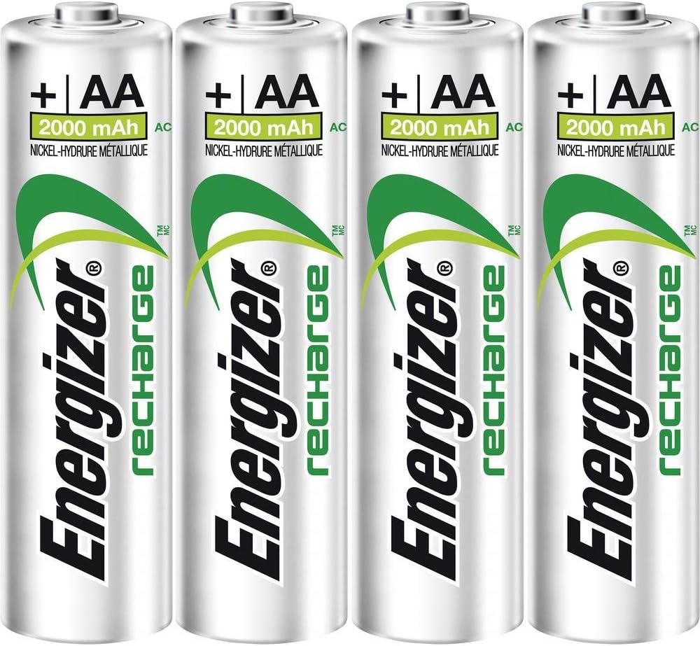 Energizer Rechargeable Battery AA, Recharge Power Plus, 4 Pack: Amazon ...