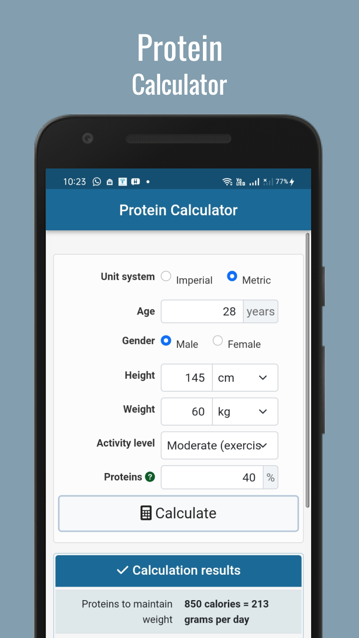 Protein Calculator - App on Amazon Appstore