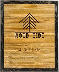 Amazon.com - Rustic Wooden Poster Picture Frame 24x36 - Natural Solid ...