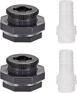 Hose end Connector,Plastic Snap-Fit Connector, PVC Bulkhead Tank ...