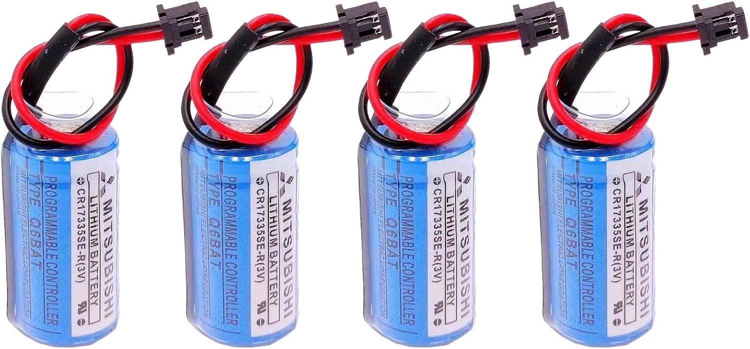 Amazon.com: Battery - 3 Volt - CR17335SE-R 3V - Q6BAT - 1800mAh - PLC ...