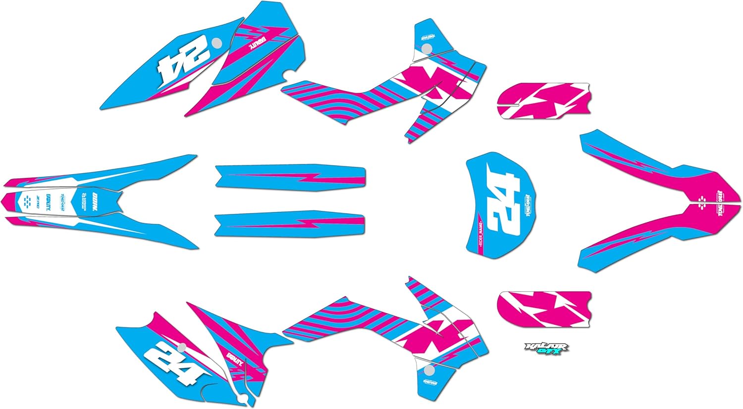 Amazon.com: Kalair GFX Graphics Kit for Kayo K2 230 (All Years ...