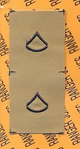 Amazon.com: US Army Enlisted Private PFC E-3 Desert DCU Rank Patch Set ...