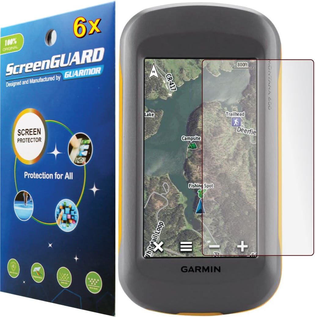 6x Garmin Montana 600 600t 650 650t Handheld GPS Premium Clear LCD ...