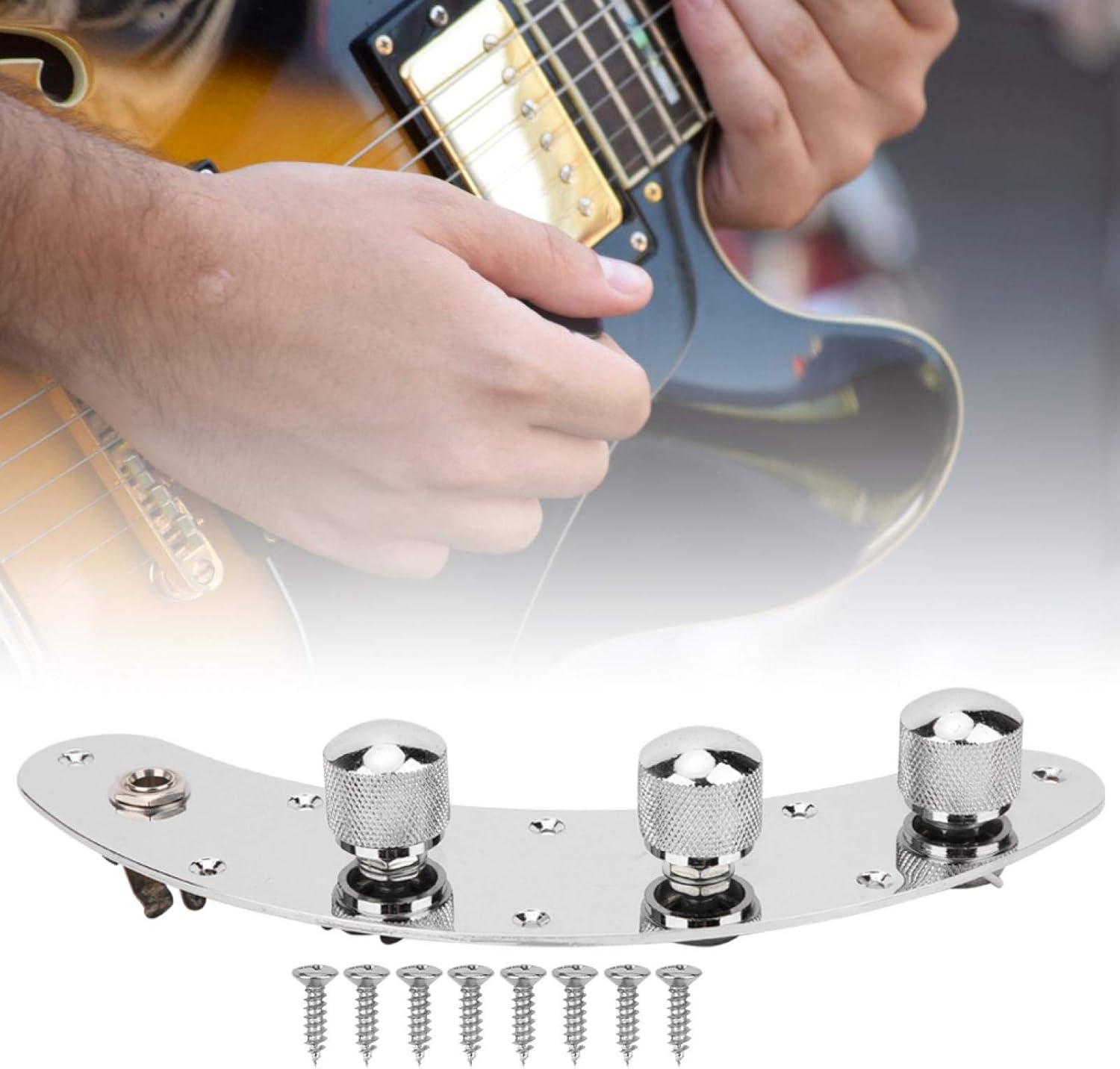 Bass Control Plate, Electric Bass Control Plate Assembly with Small ...