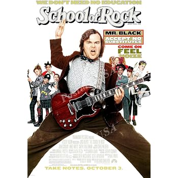 Amazon.com: Movie Posters 27 x 40 The School of Rock: Prints: Posters ...