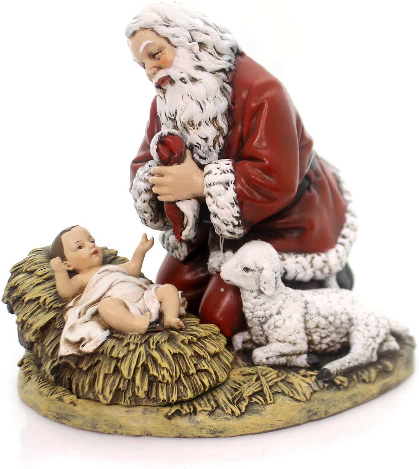 Amazon.com: Fontanini by Roman Inc., Kneeling Santa, 5" Specialty ...