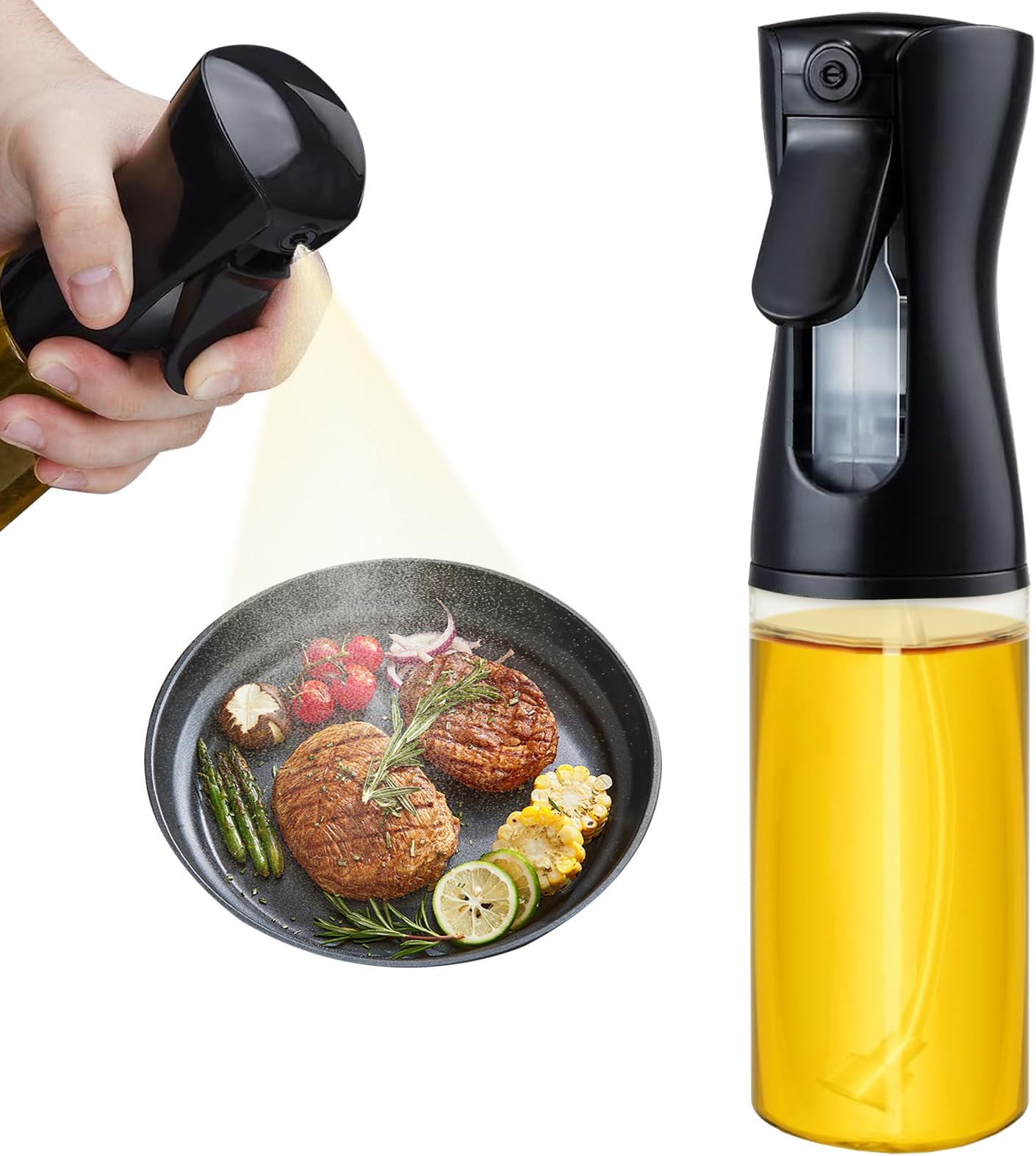 Amazon.com: MyHome 101 Olive Oil Mister Spray Bottle for Cooking ...