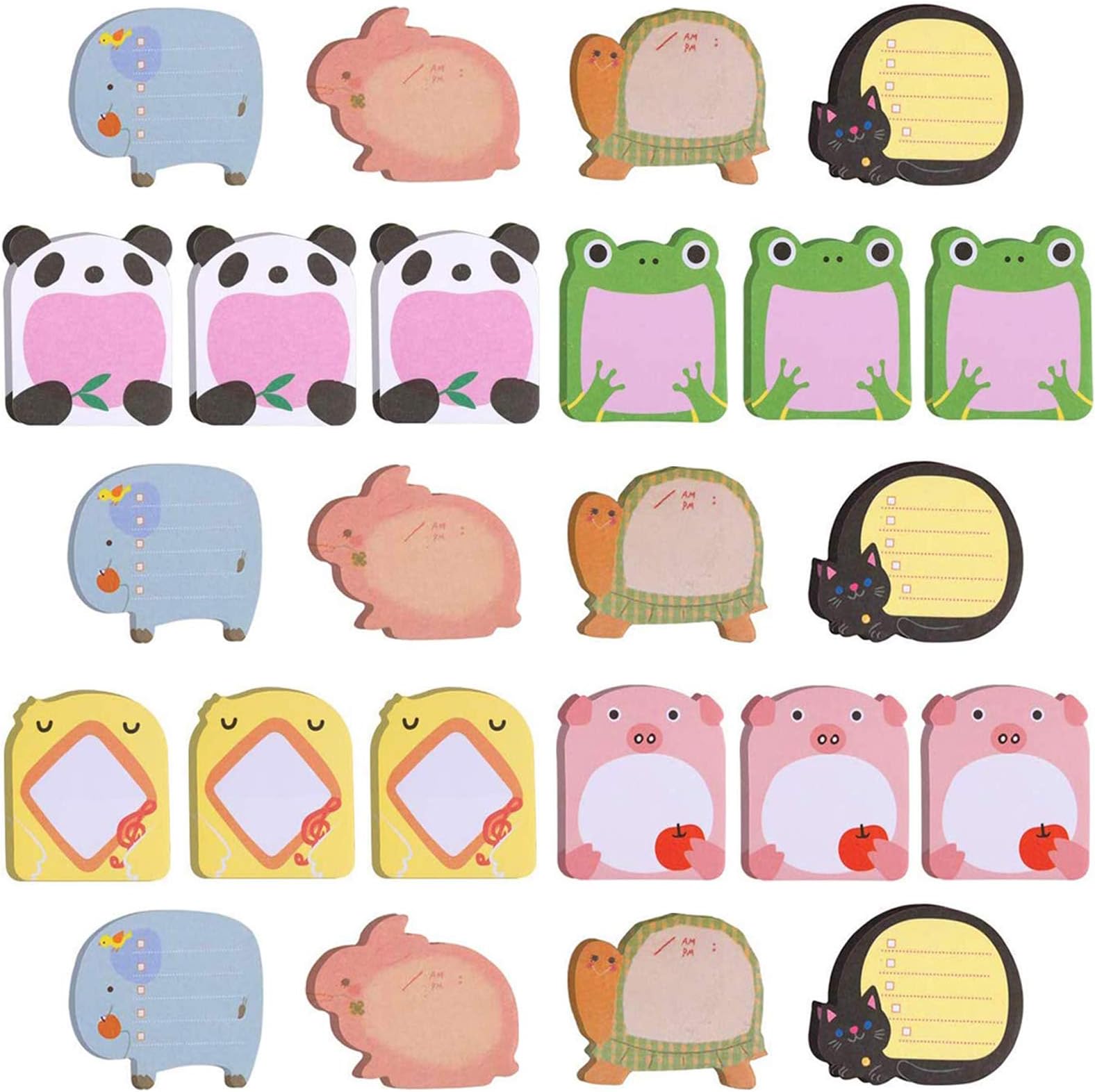 32 Packs Cute Kids Sticky Notes Set - Small Pastel Sticky Notes per ...