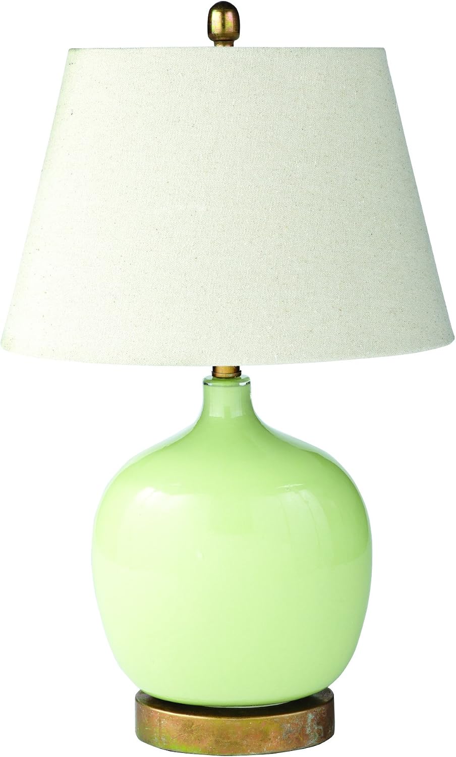 Amazon.com: Split P Oval Glass Lamp with Oval Shade, Green : Tools ...