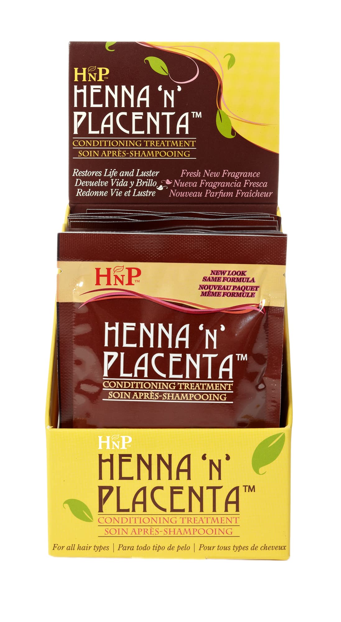 Amazon.com: Henna N Placenta Original Deep Conditioner Packet (2oz Pack ...