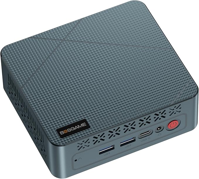 BOSGAME E2 Mini PC| Mini Gaming PC 3550H AMD Ryzen 5 16GB RAM & 521GB ...