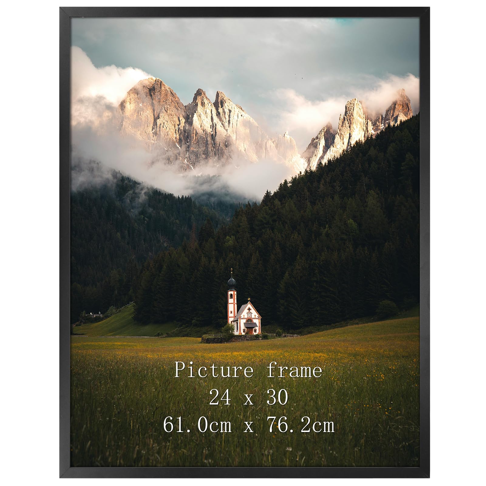 Amazon.com - Giftgarden 24x30 Poster Picture Frame Black, Textured ...