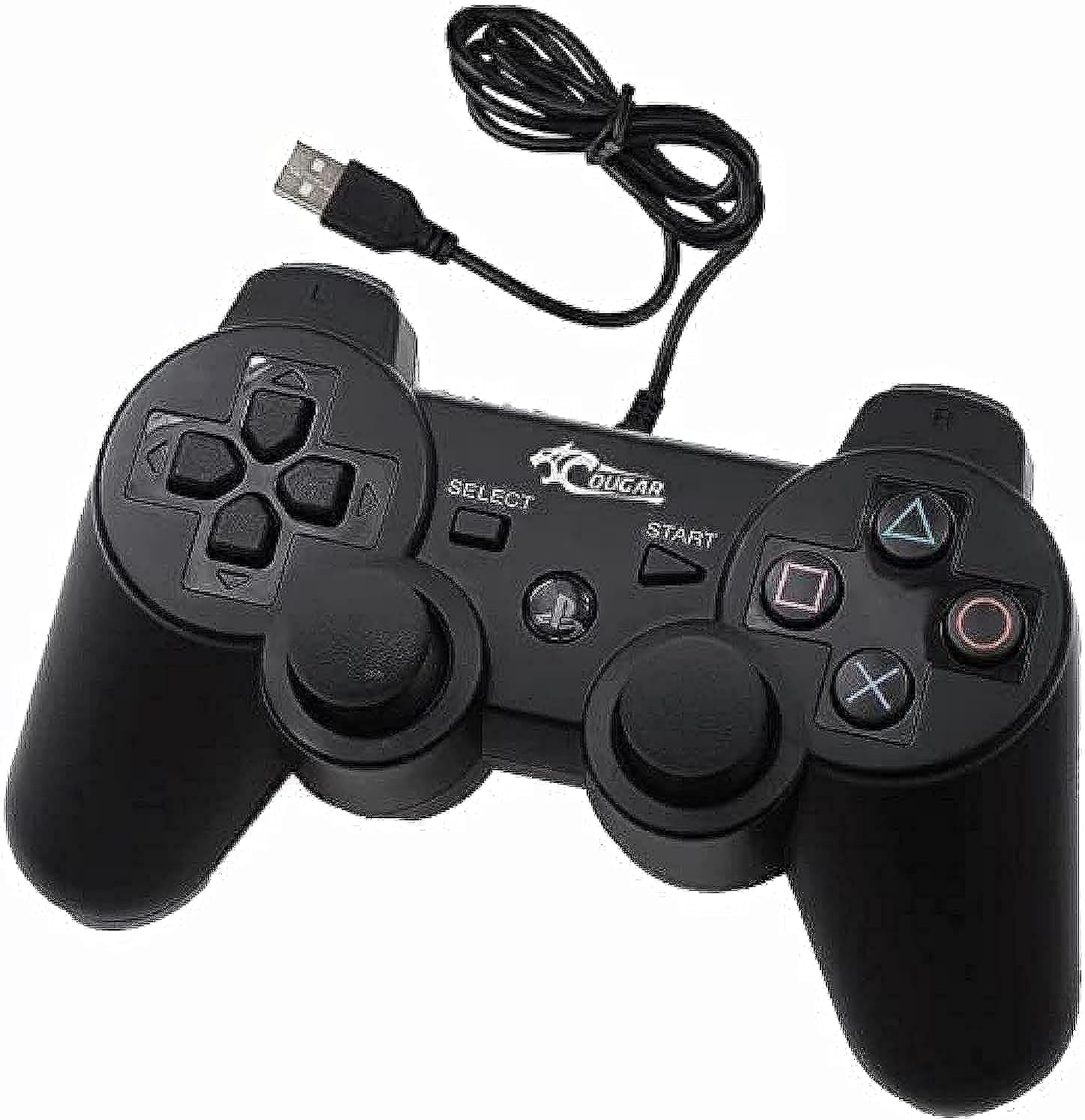 PS3 Dualshock Wired gaming Controller joystick – (Black): Buy Online at ...