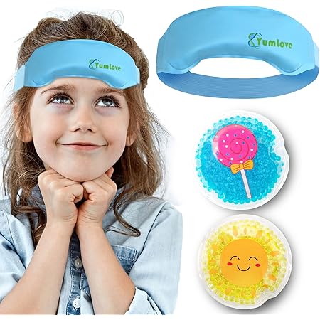 Amazon.com: Kids Ice Packs for Boo Boos 3 Pack Reusable Headband Ice ...