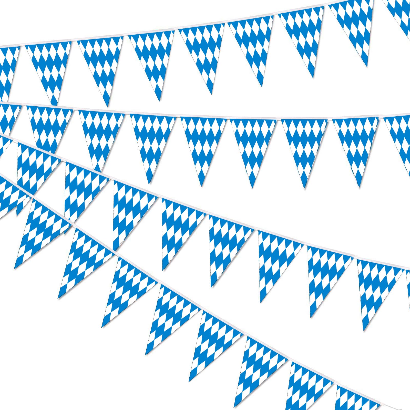 Snapklik.com : 118 Feet Oktoberfest Bavarian Check Flag, Large ...