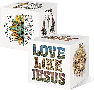 Amazon.com: Inspirational Scripture Signs Box, Reminders of Faith and ...